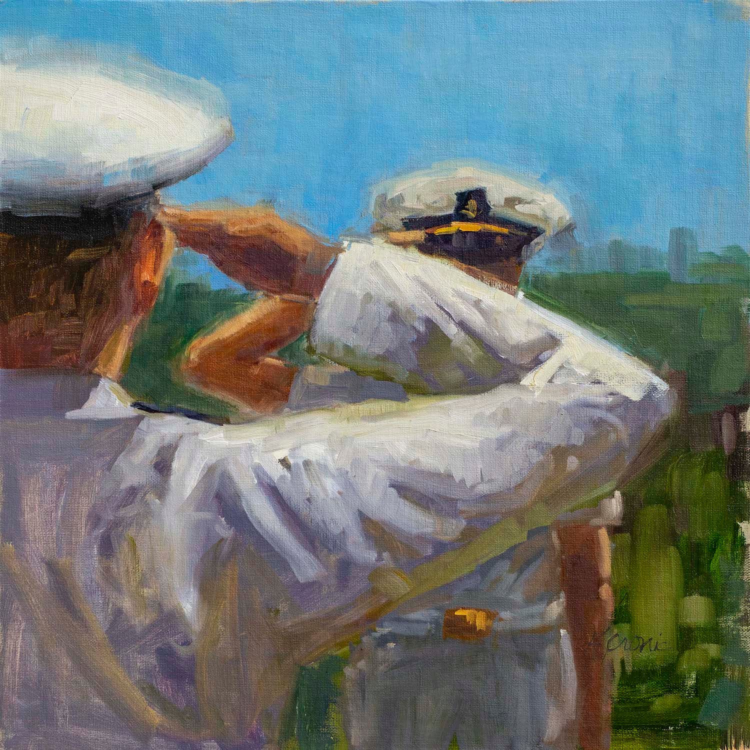 First Salute | Fine Art Paper Print – Easel on Stribling Shop