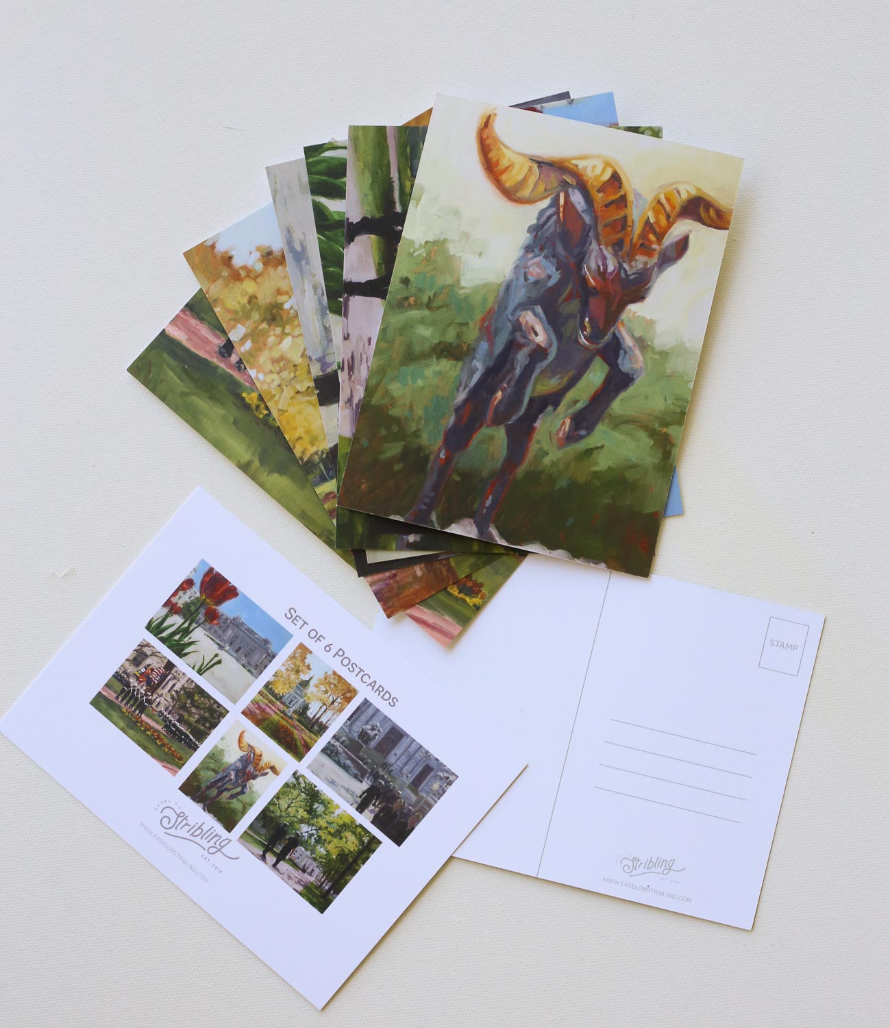 USNA Postcard Set of 6 – Easel on Stribling Shop