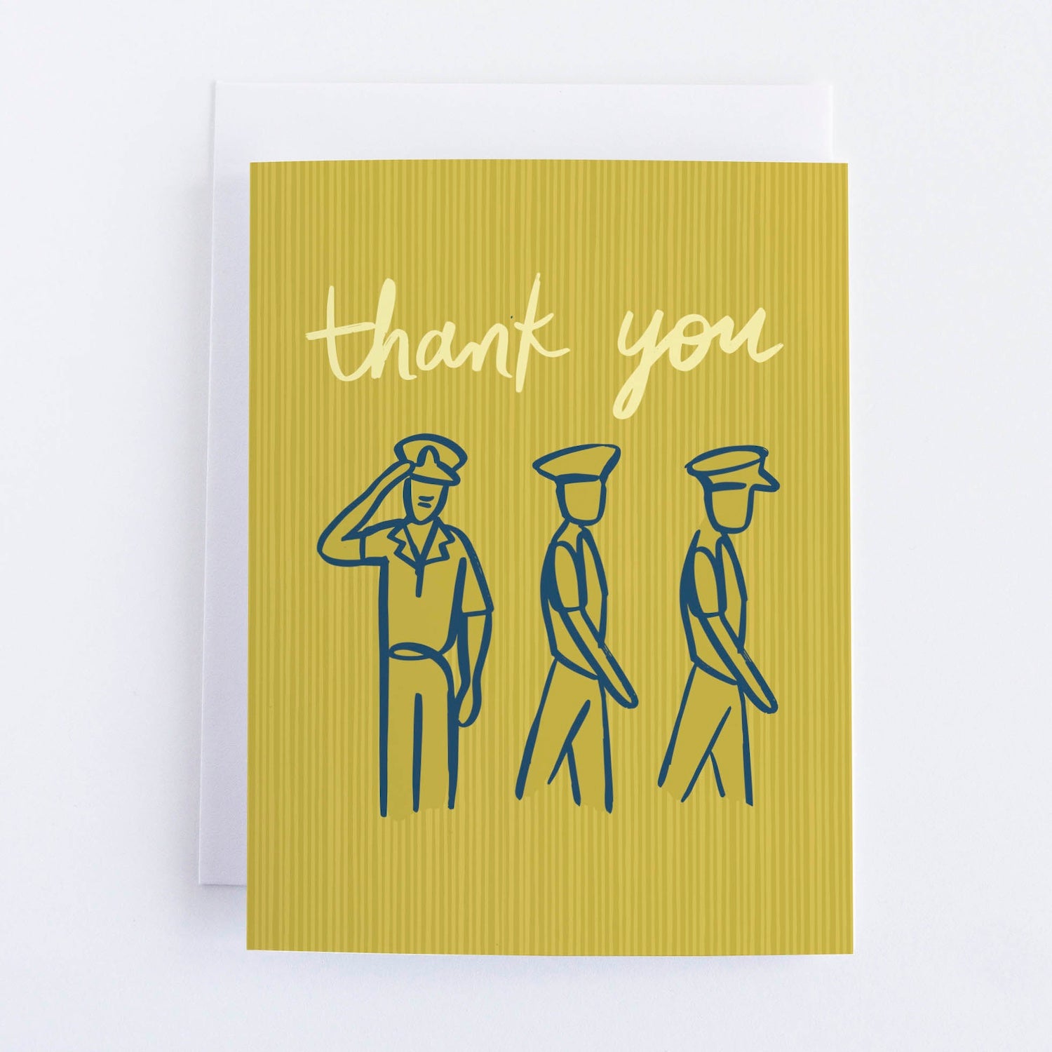 Thank You Salute | Thank You Card – Easel on Stribling Shop